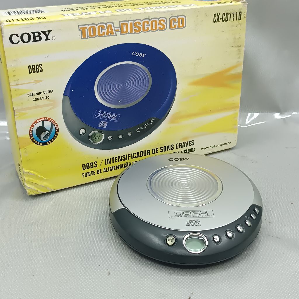 Discman Coby (Não funciona) | Shopee Brasil