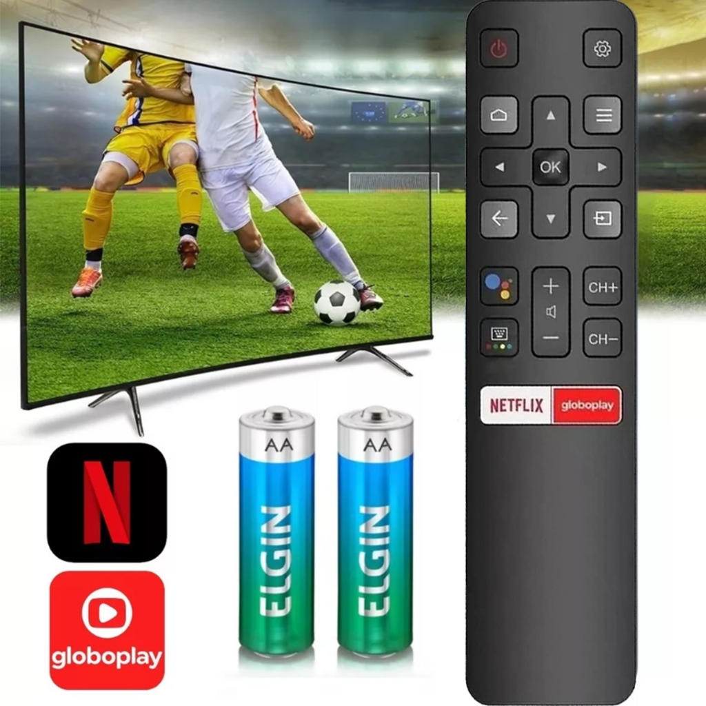 Controle Remoto Para Tv Tcl Smart Rc802v 55p8m C6 C6us Netflix ...