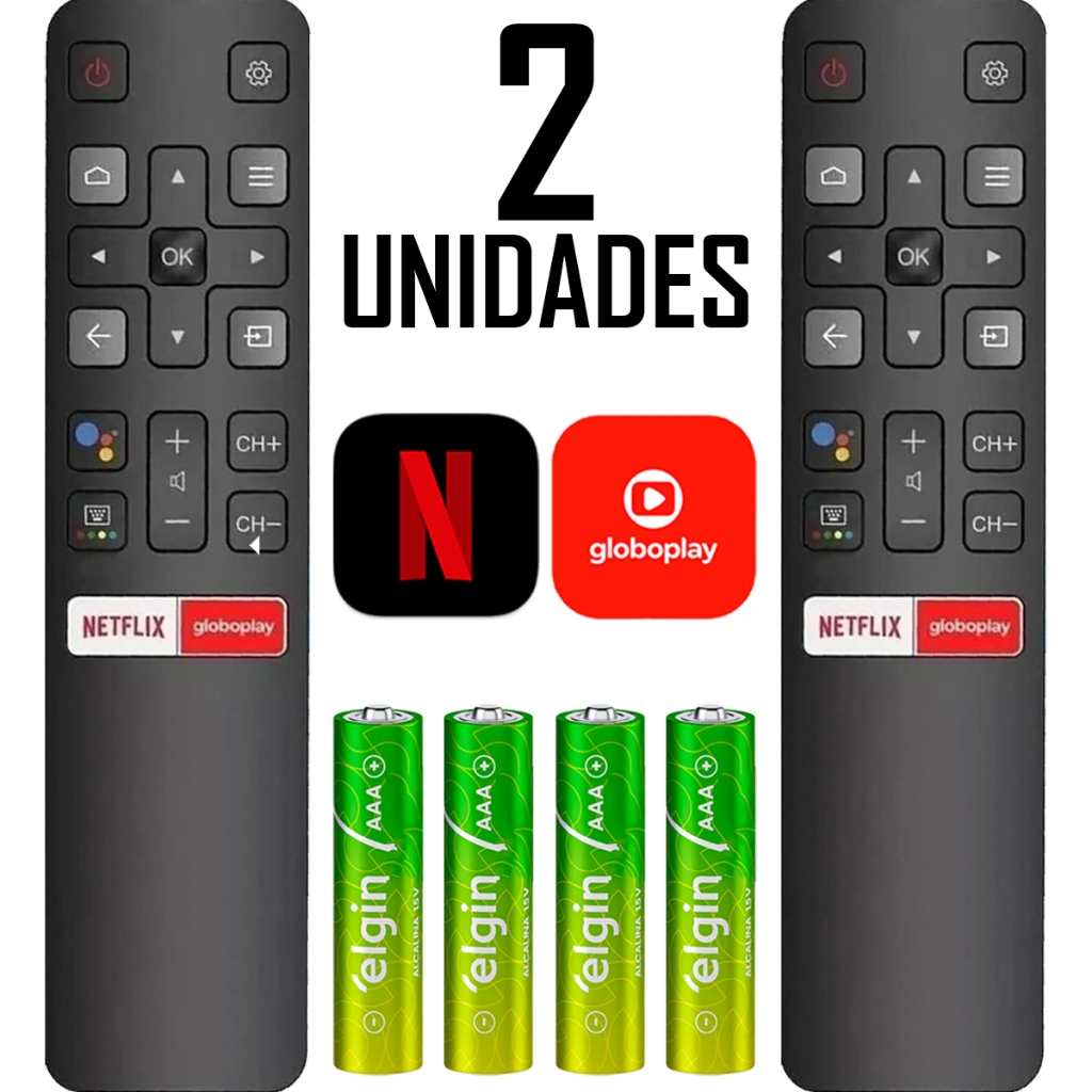 Controle Remoto Para Tv Tcl Smart Rc802v 55p8m C6 C6us Netflix ...