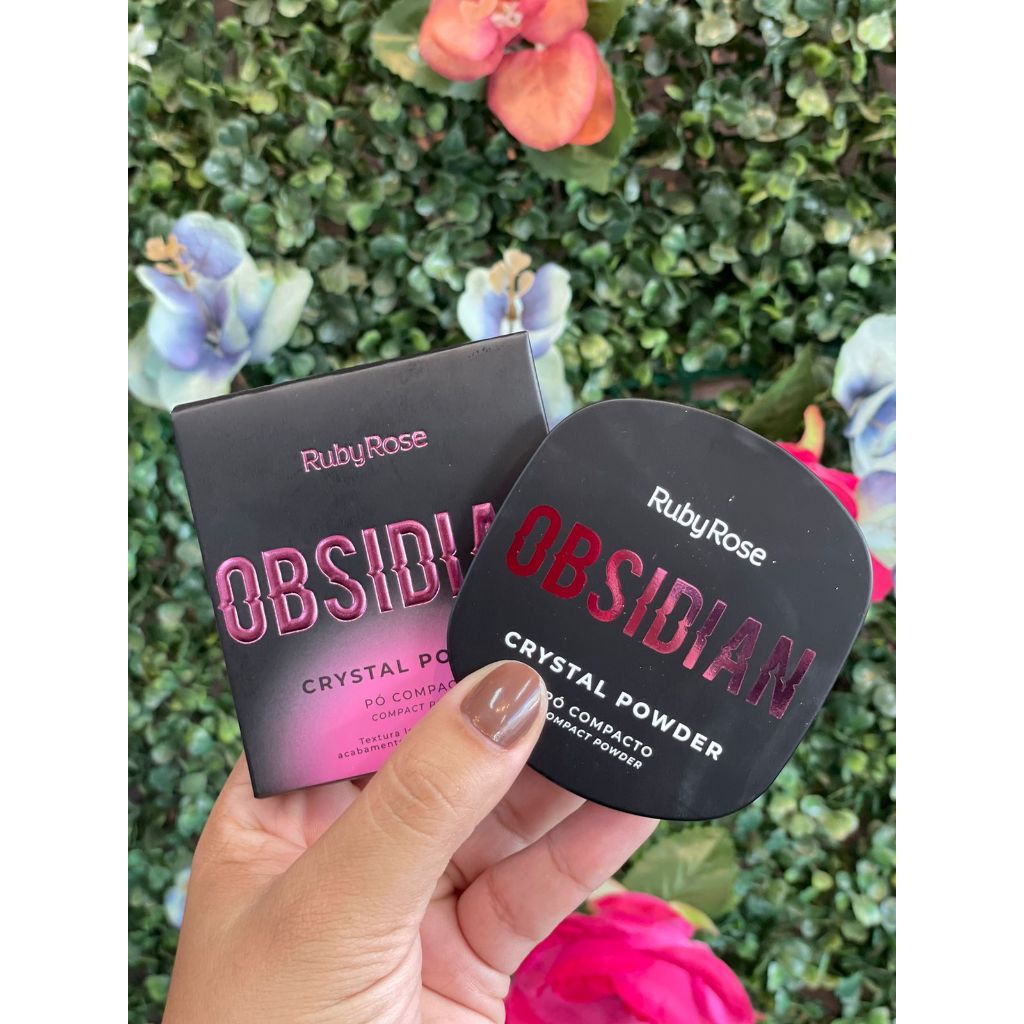 Pó Compacto Ruby Rose Obsidian Crystal Powder - PC05 HB1800-5 | Shopee Brasil