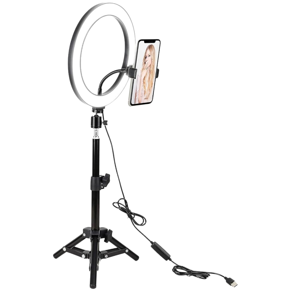 Ring Light Iluminador 12 Polegadas Profissional Anel De Luz Suporte Celular Youtuber 12 polegada ...