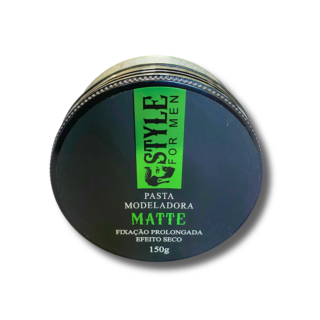 Pasta Pomada Modeladora Masculina Modelar e Pentear Cabelo Mechas ...