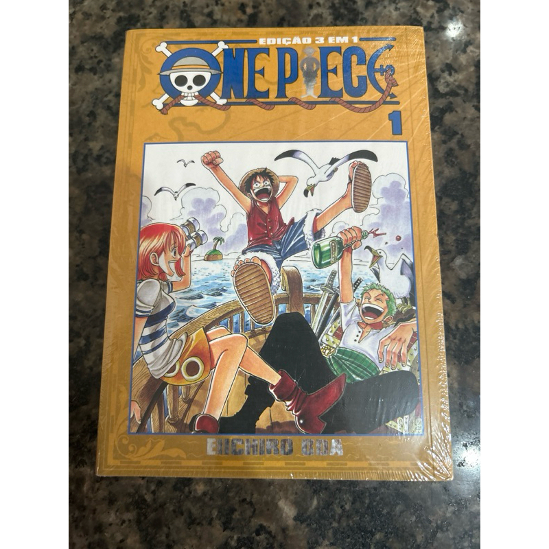 One Piece 3 em 1 volume 1 novo/lacrado | Shopee Brasil