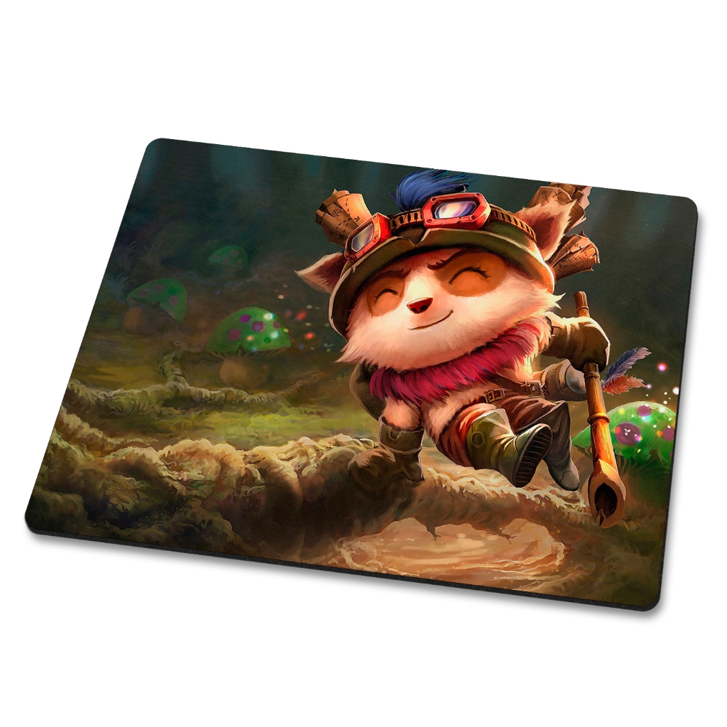Mousepad campeão Teemo League of Legends LOL Várias Skins | Shopee Brasil