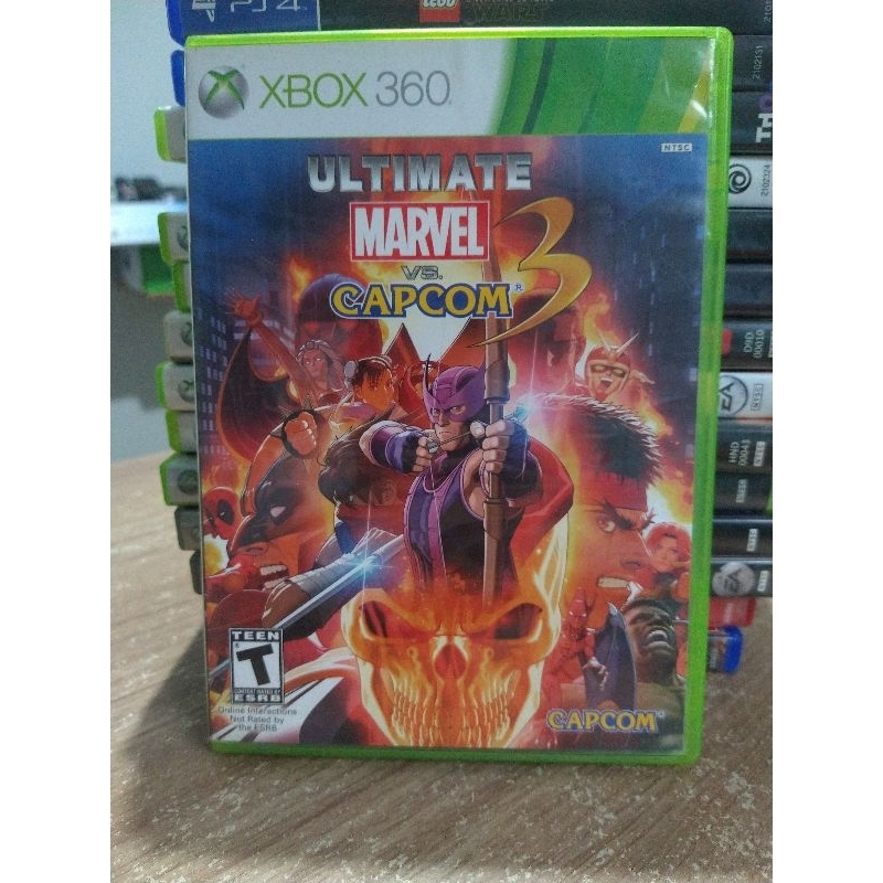 Ultimate Marvel VS Capcom 3 Xbox 360 mídia física original | Shopee Brasil