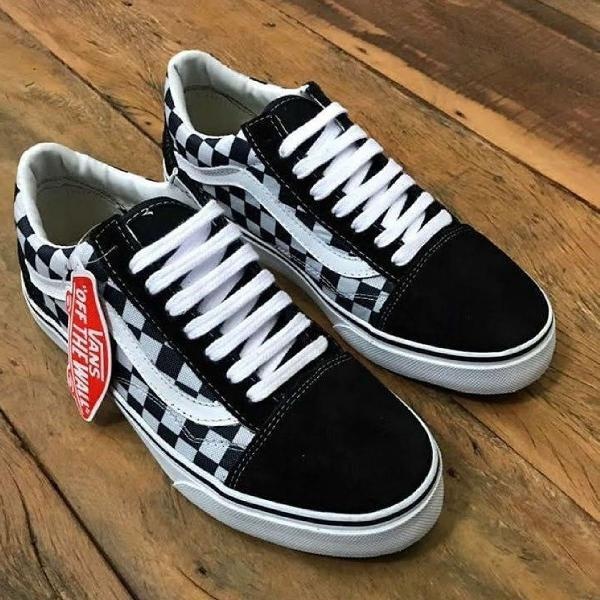 Tenis Vans Old Skool Tradicional Bordõ/Girassol/Floral/Xadrez Retro Não ...