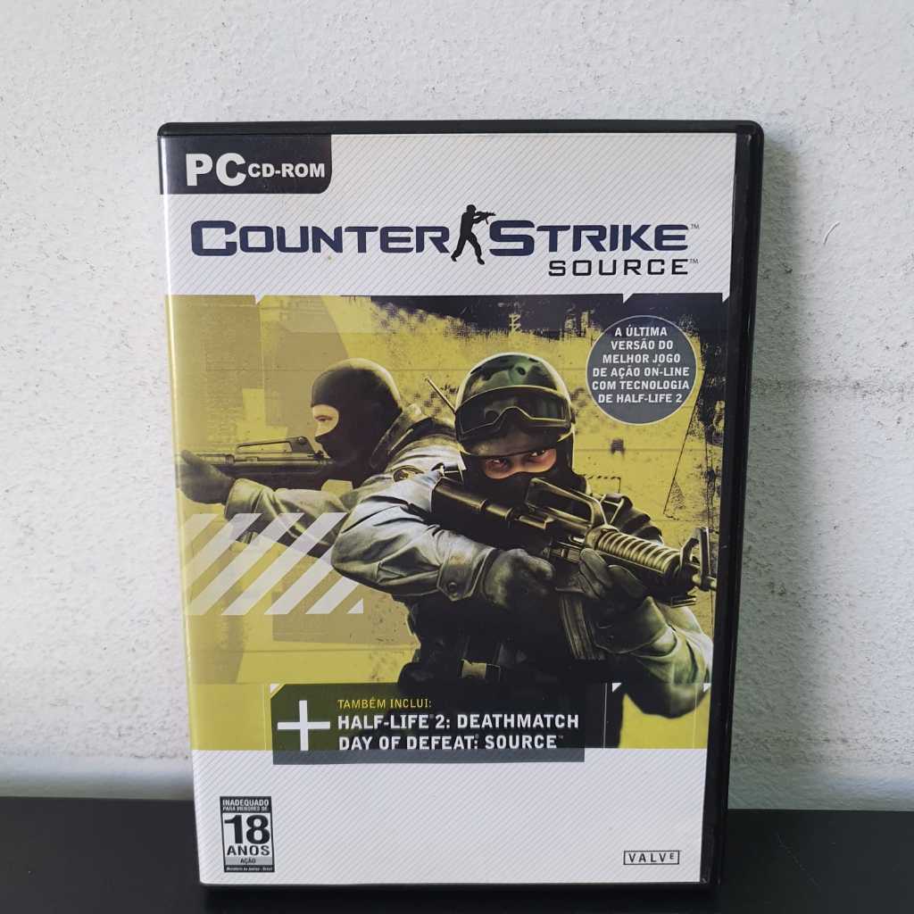 Jogo P/ PC Counter Strike Source - Físico | Shopee Brasil