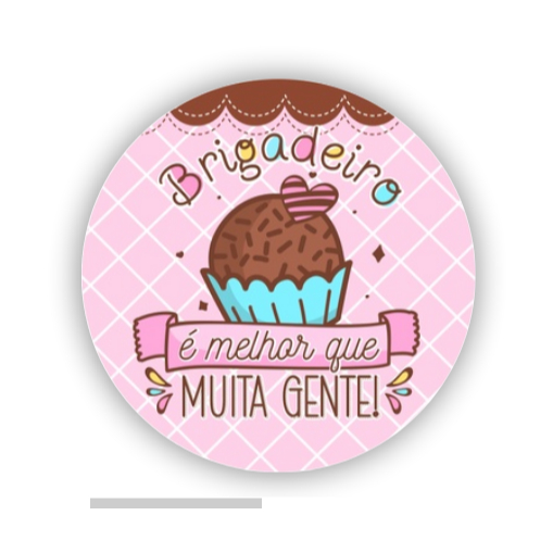 100 etiquetas Adesivos Frases Confeitaria Brigadeiro Bolos e Doces ...