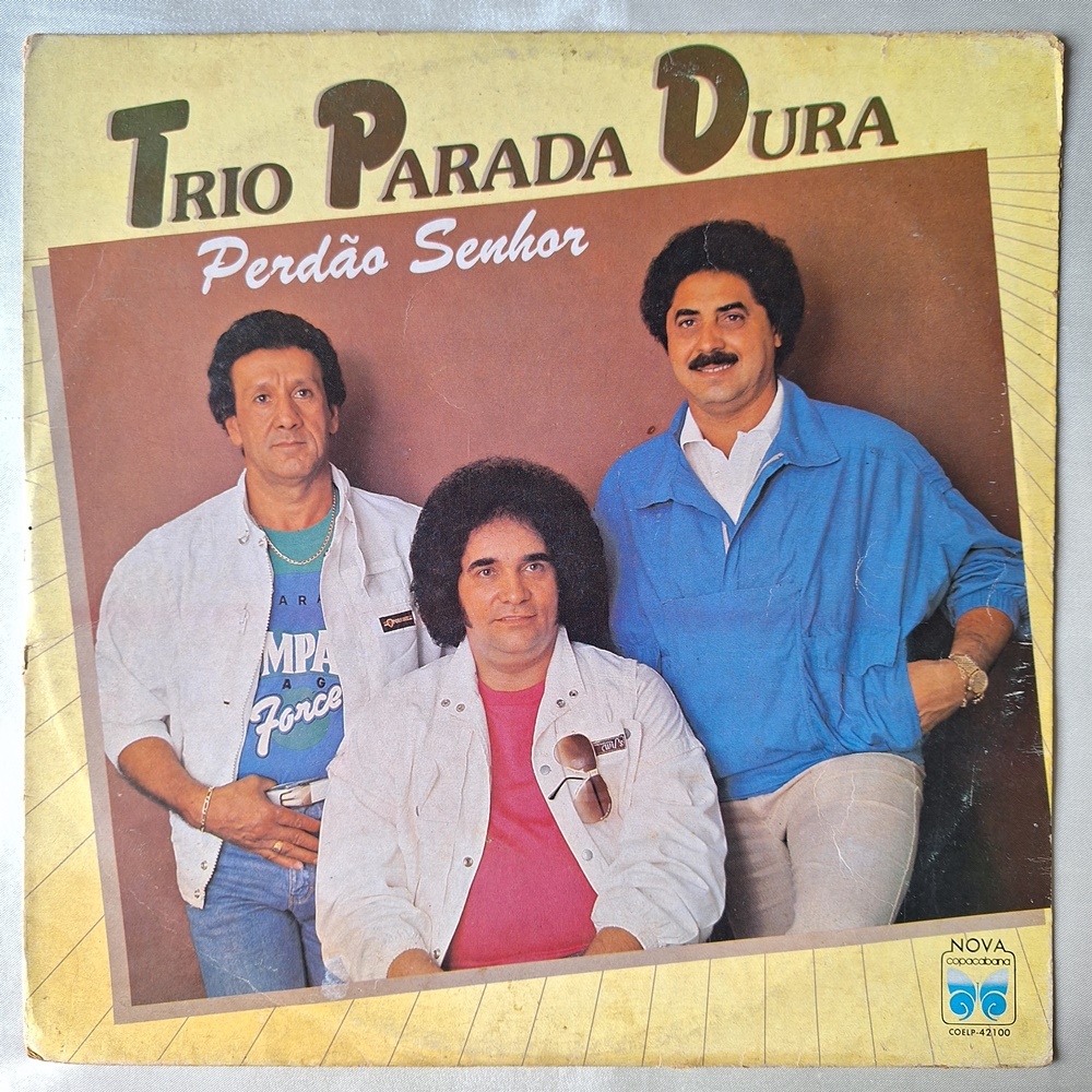 DISCO DE VINIL LP - TRIO PARADA DURA – PERDÃO SENHOR (1985) | Shopee Brasil