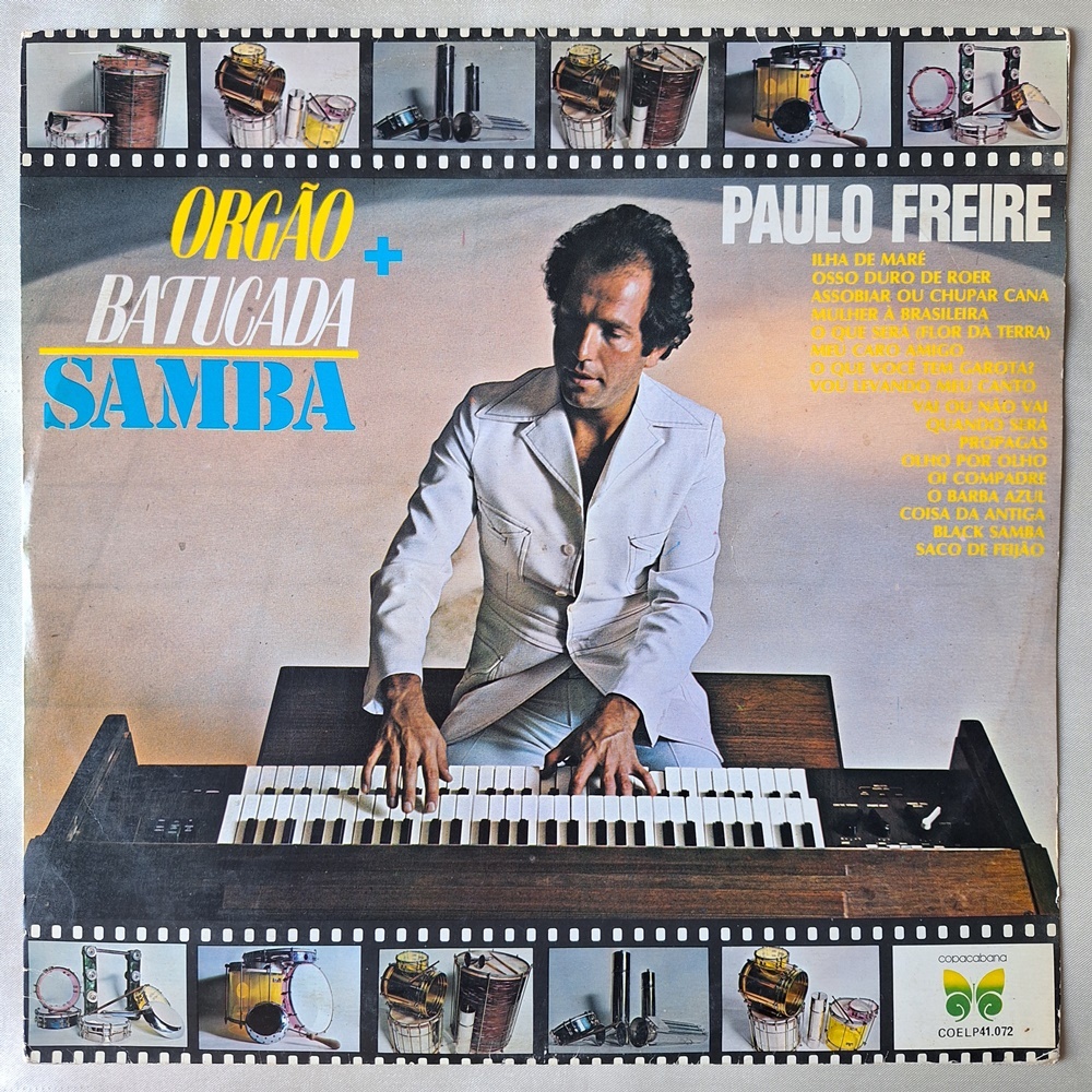 DISCO DE VINIL LP - PAULO FREIRE – ORGÃO + BATUCADA = SAMBA (1978) | Shopee Brasil