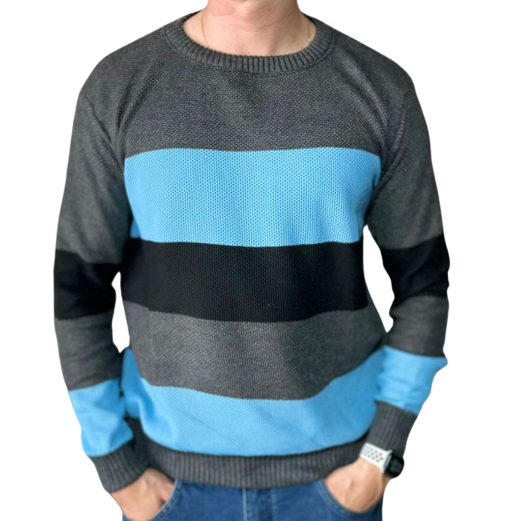 Sueter Masculino de lã Basico Liso Premium Homem Inverno Outono Casaco ...