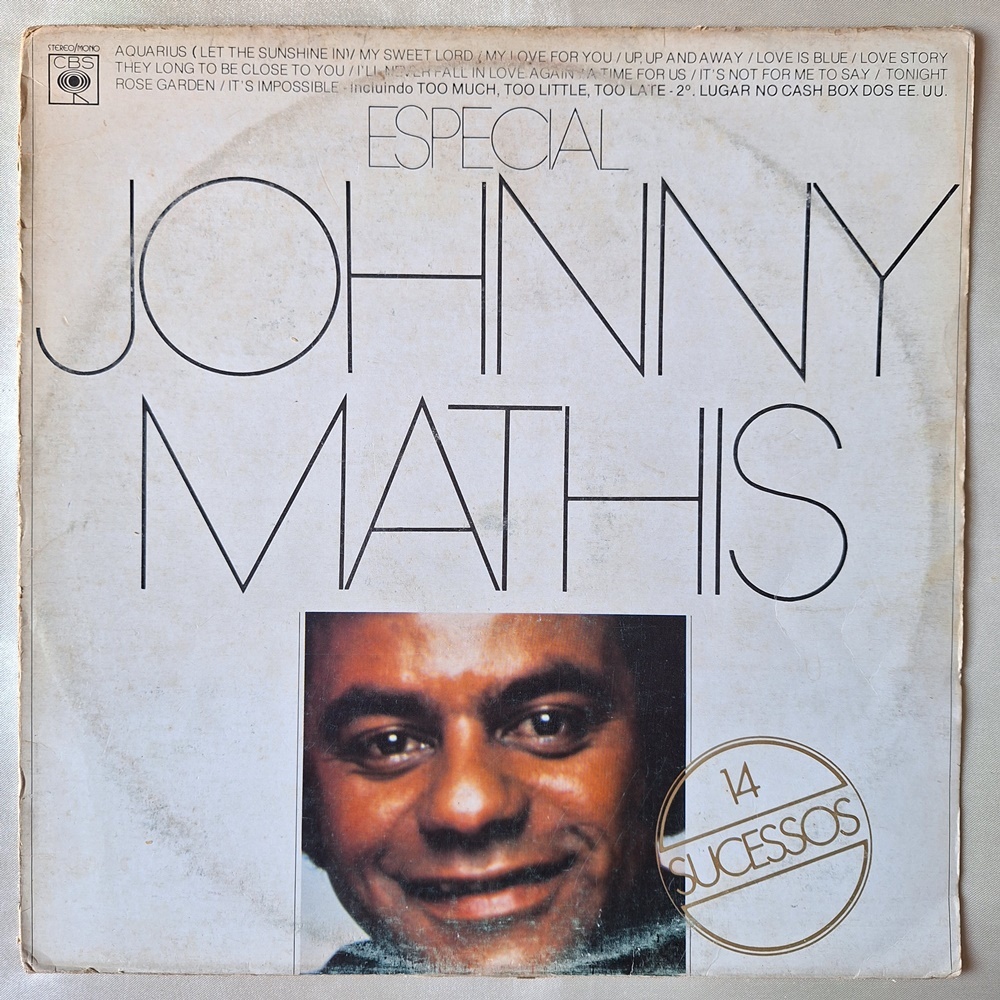 DISCO DE VINIL LP - JOHNNY MATHIS – ESPECIAL JOHNNY MATHIS - 14 ...