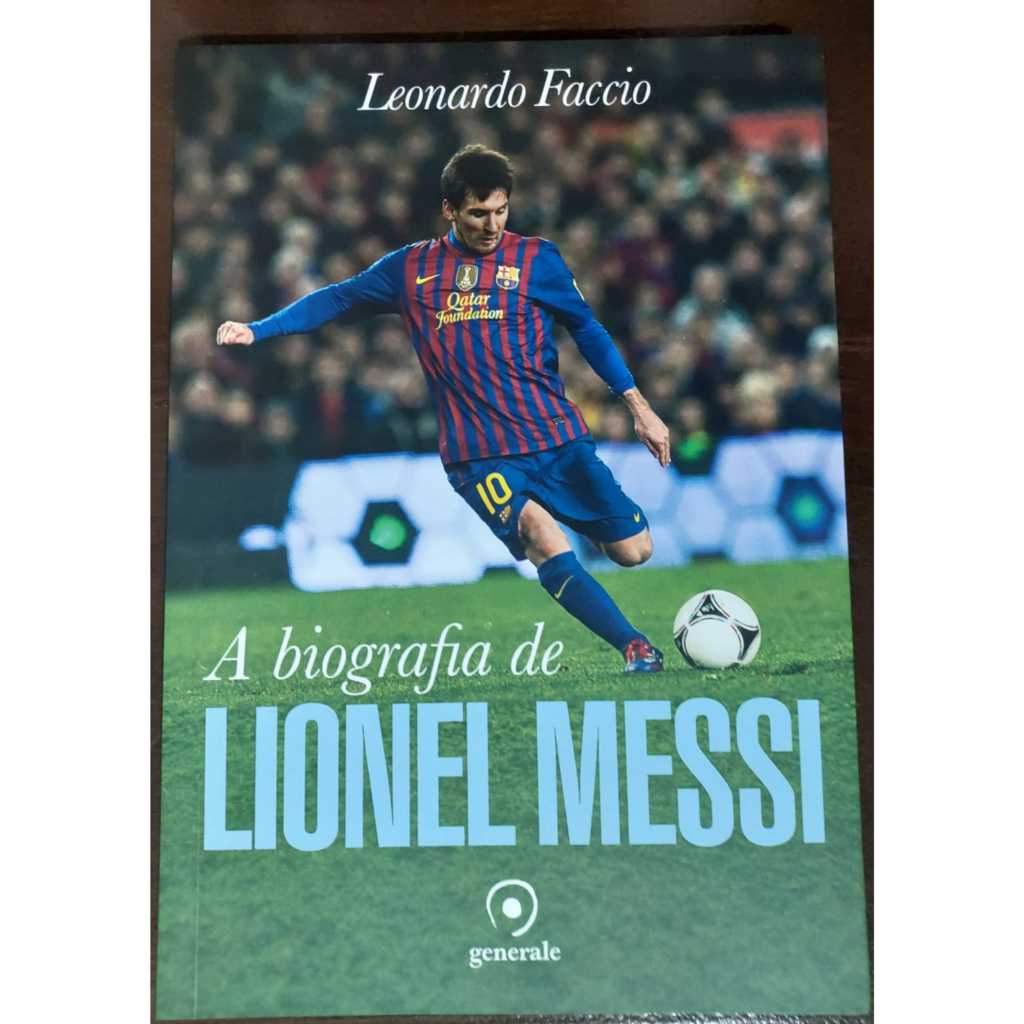 A BIOGRAFIA DE LIONEL MESSI (LIVRO) | Shopee Brasil
