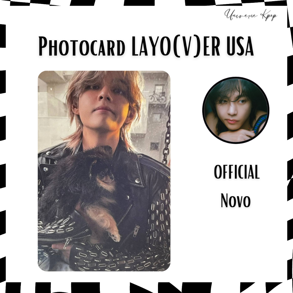 Photocard LayoVer USA Taehyung V BTS | Shopee Brasil