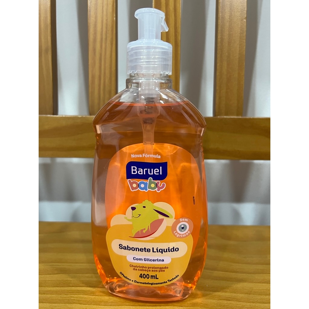 Baruel Baby Sabonete Liquido Infantil Com Glicerina Baruel Baby 400ml ...