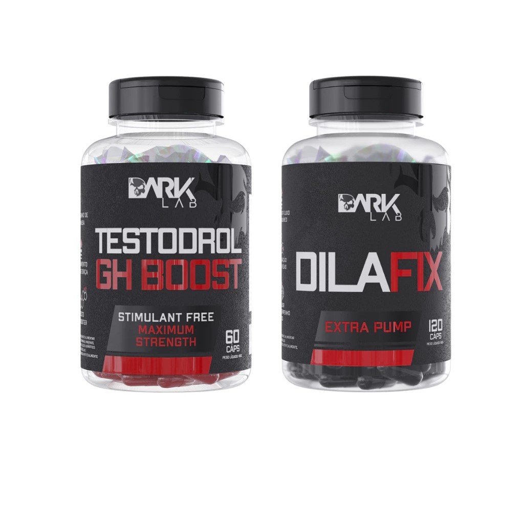 Testodrol-GH Boost 60 Caps + Difafix Extra Pump 120 Caps Dark Lab ...