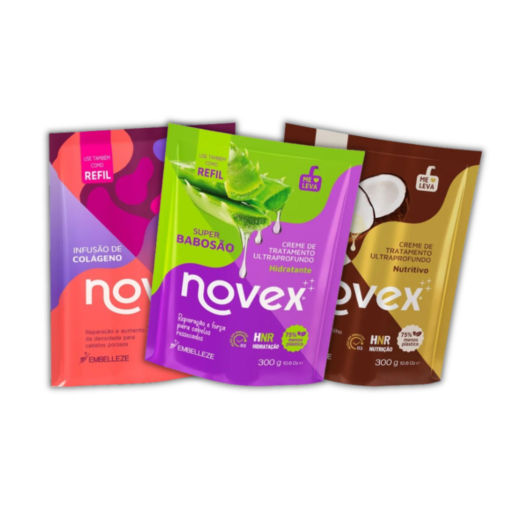 Monte Seu Kit Refil Creme de Tratamento Novex 300g | Shopee Brasil
