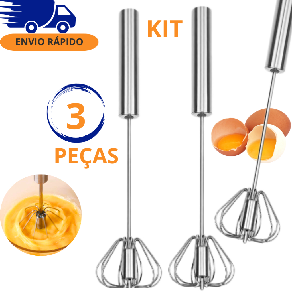 CONJUNTO 3 MISTURADOR BATEDOR MEXEDOR PROFISSIONAL FUE MIXER SEMI ...