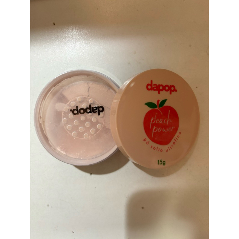 pó solto ultrafino peach power(Pessêgo) dapop DP2291 | Shopee Brasil