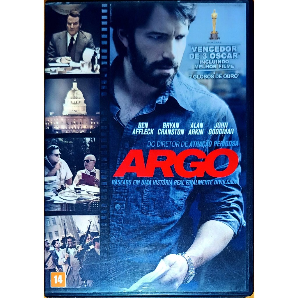 DVD Argo - Ben Affleck, Bryan Cranston, Alan Arkin, John Goodman | Shopee Brasil