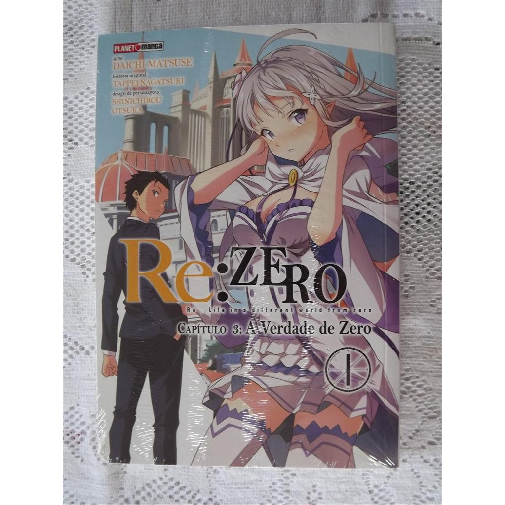 Re:Zero Capitulo 3 A Verdade de Zero volume 1 | Shopee Brasil