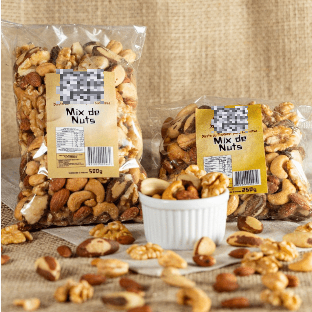 MIX PREMIUM NUTS 1Kg 500g Castanha de Caju/Pará/Amêndoas/Nozes/Uva ...