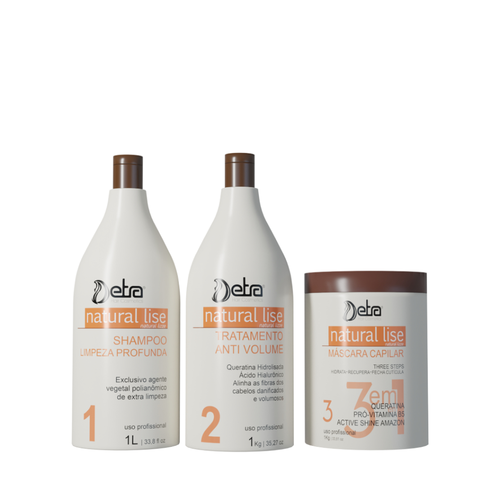 kit progressiva vita lise com 3 itens Shampoo tratamento e mascara para ...