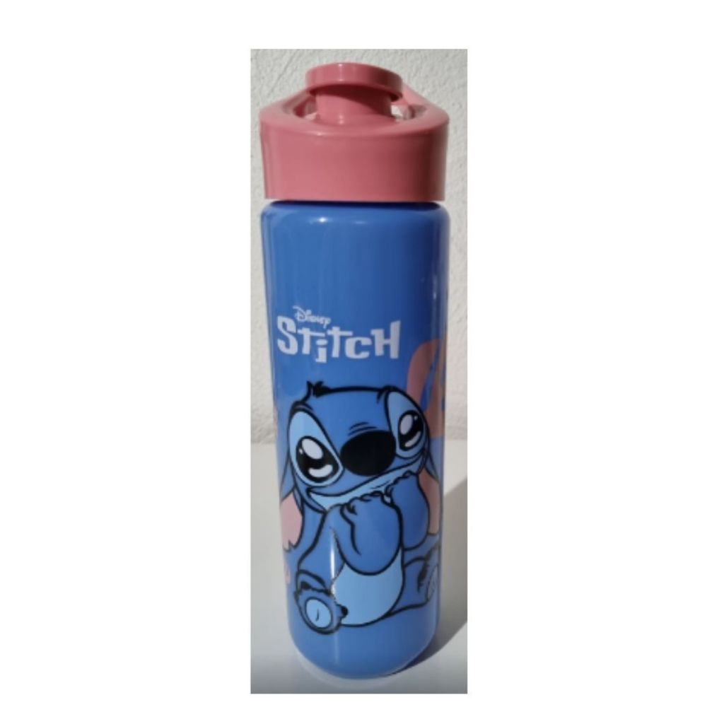 Garrafa Stitch Com Tampa e Bico 700 Ml Menino Menina Criança Adulto ...