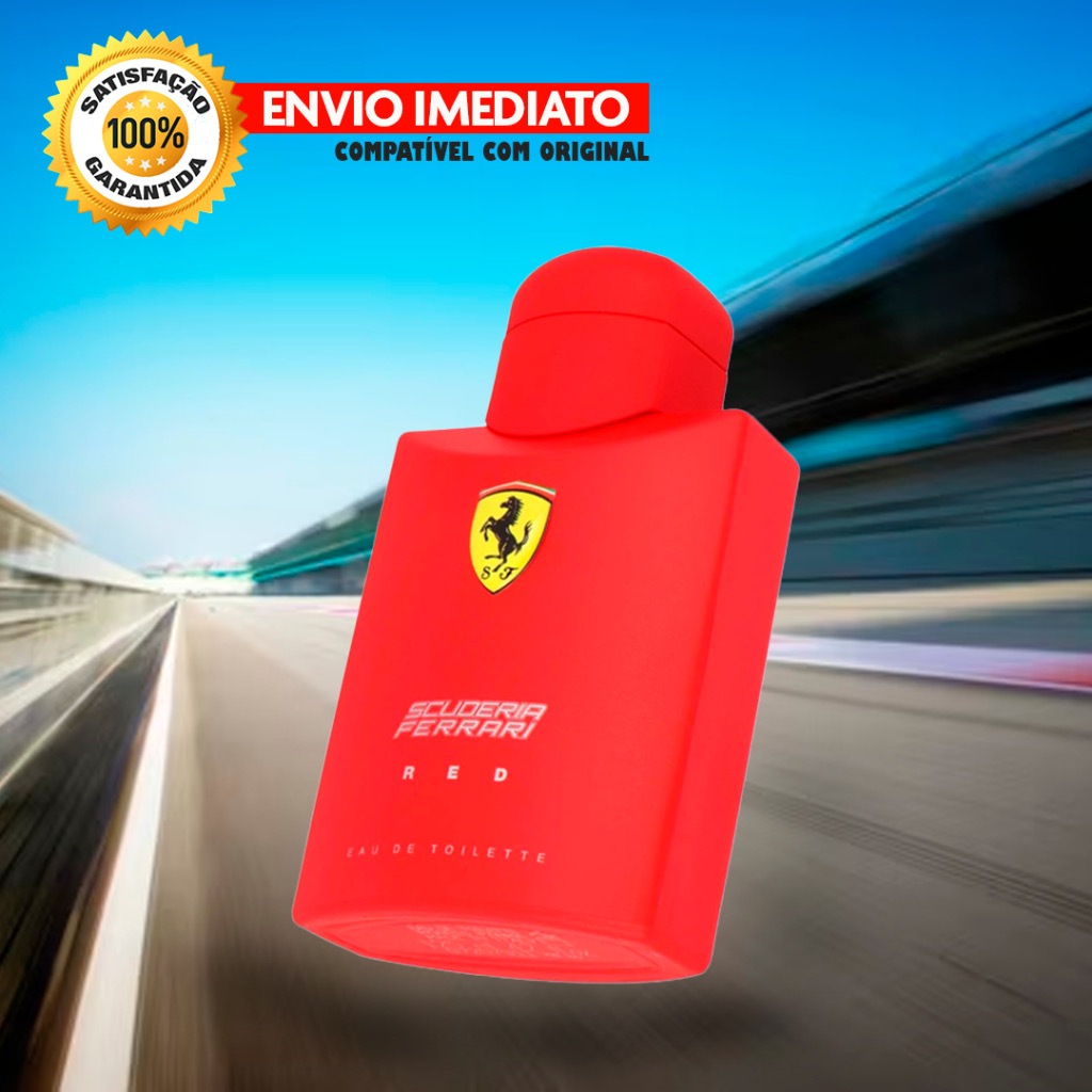 Colônia Corporal Importada Masculina Ref. Ferrari RD. 100 Ml | Shopee ...