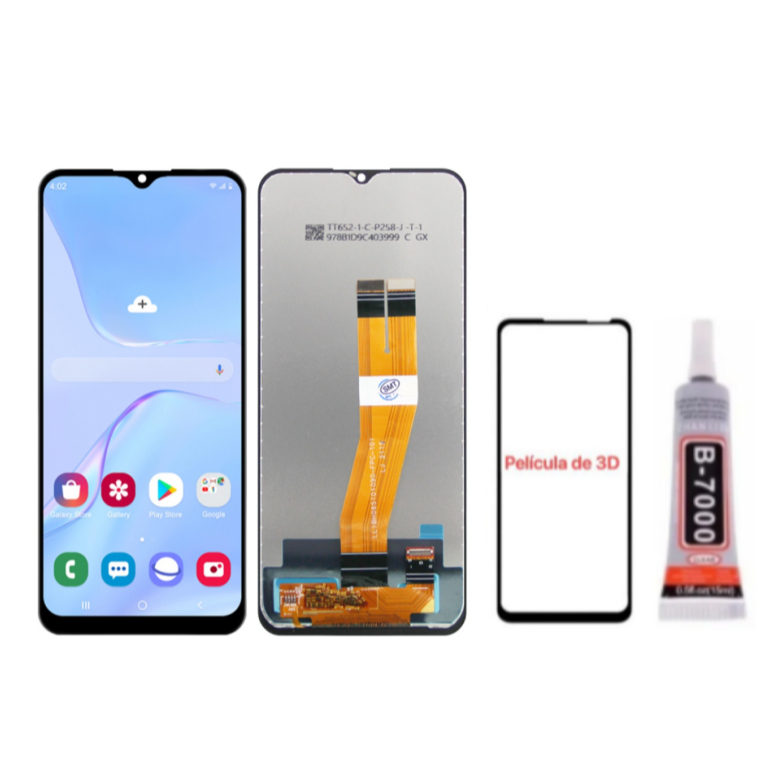 Tela Frontal Touch Display Compatível Galaxy A02s&A03s&A03 A025m A037 A035 Sem Aro / Com Aro ...