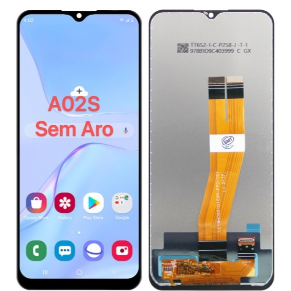 Tela Frontal Touch Display Compatível Galaxy A02s&A03s&A03 A025m A037 A035 Sem Aro / Com Aro ...