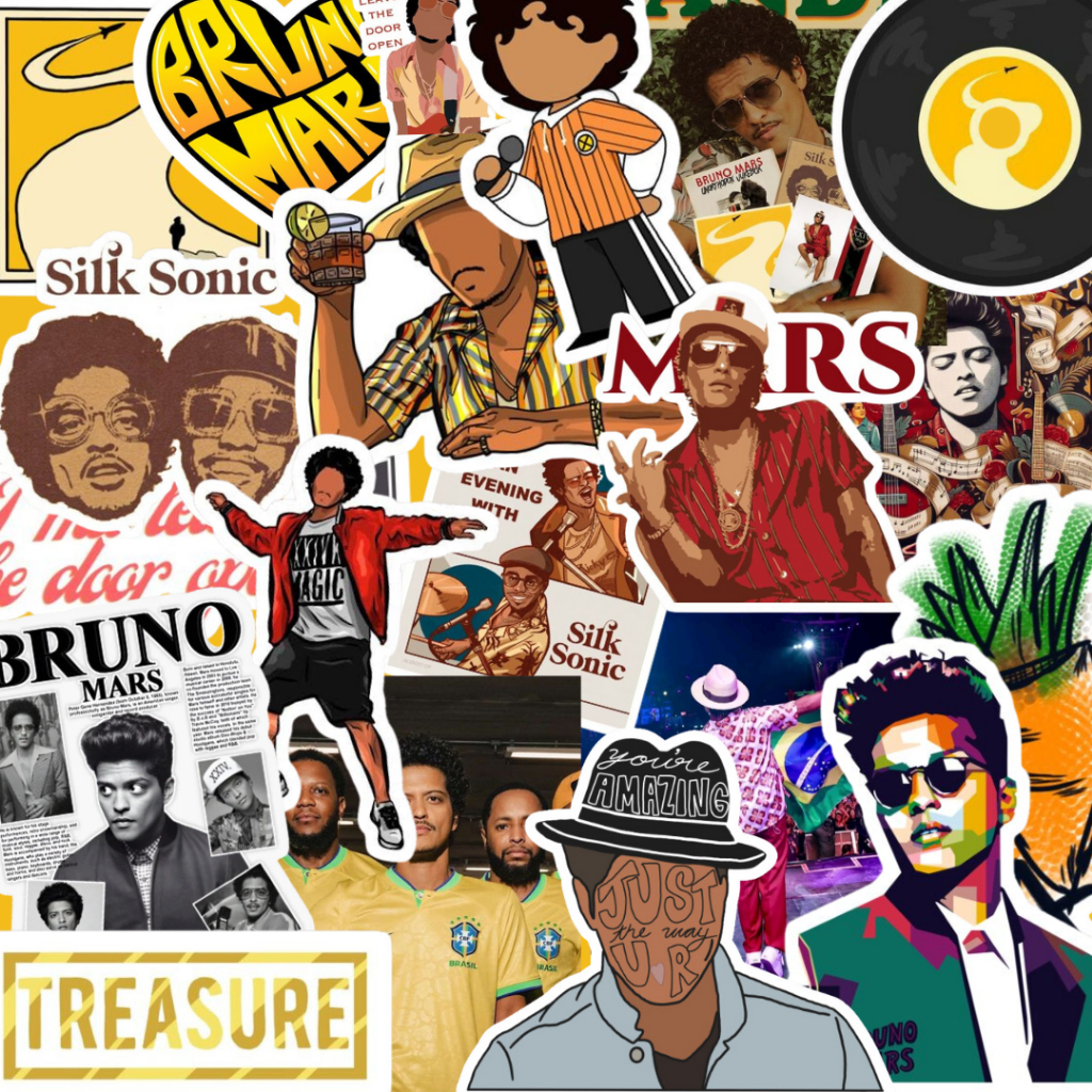 Bruno Mars - 20 ADESIVOS/STICKER PACK [Nacional] | Shopee Brasil