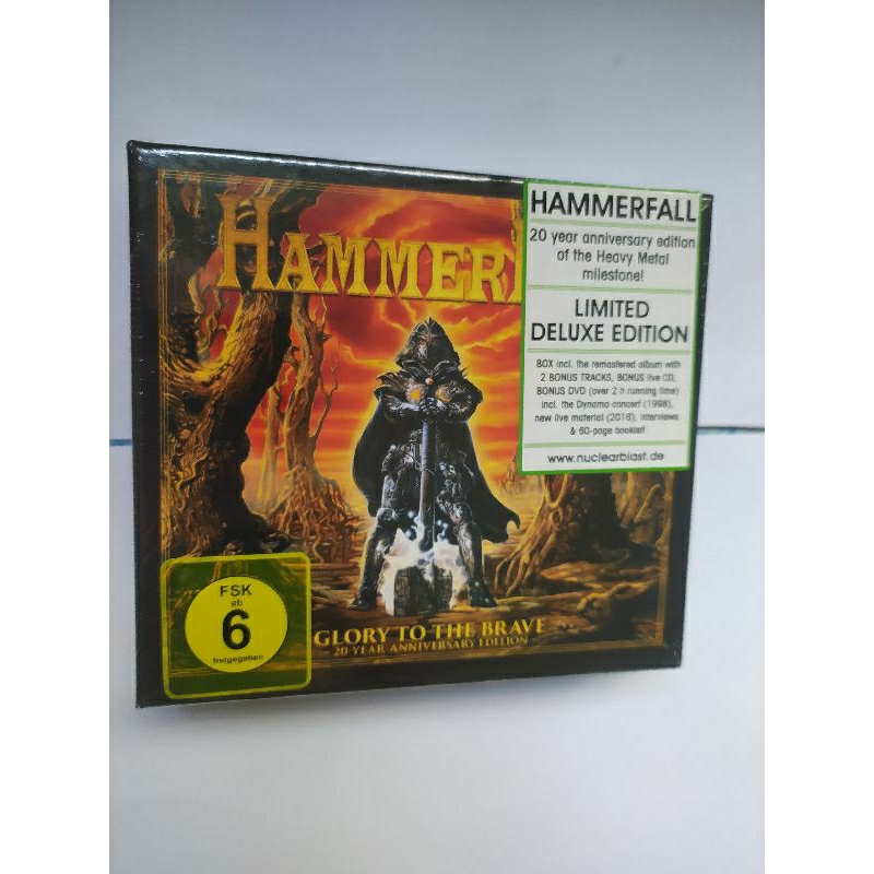 CD HAMMERFALL GLORY TO THE BRAVE 20th ANNIVERSARY EDITION | Shopee Brasil