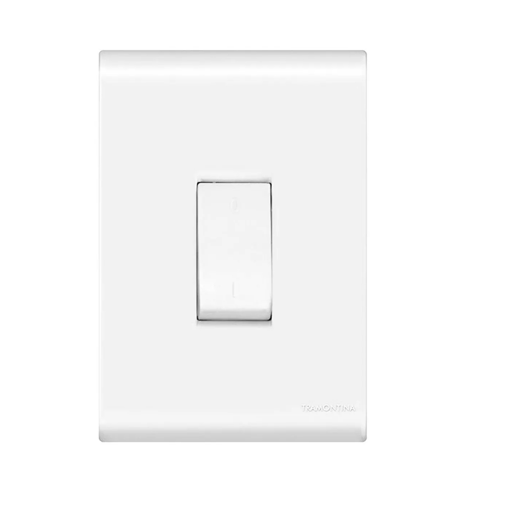 Interruptor Bipolar Simples 220v 1 Tecla Tramontina Liz | Shopee Brasil