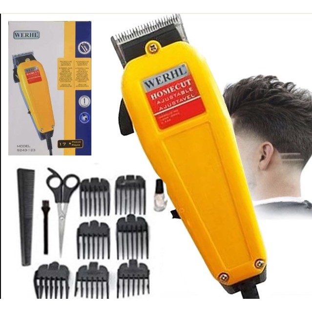 Máquina Cortador Cabelo Barbeador Aparador Profissional Quiriu 110/220v Inova wahl | Shopee Brasil