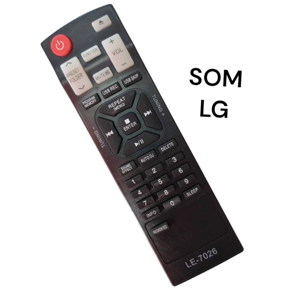 Controle Remoto Compativel Som LG Cm8330 Cm8430 Cm9530 Cm9730 LE-7026 ...
