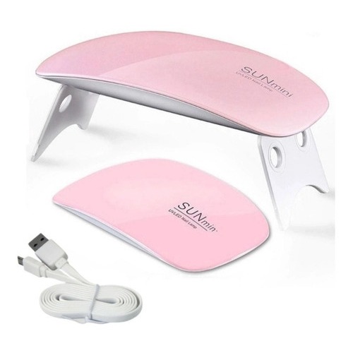 Mini Cabine Secadora De Esmalte Unhas Uvled Nail Acrigel 6W | Shopee Brasil