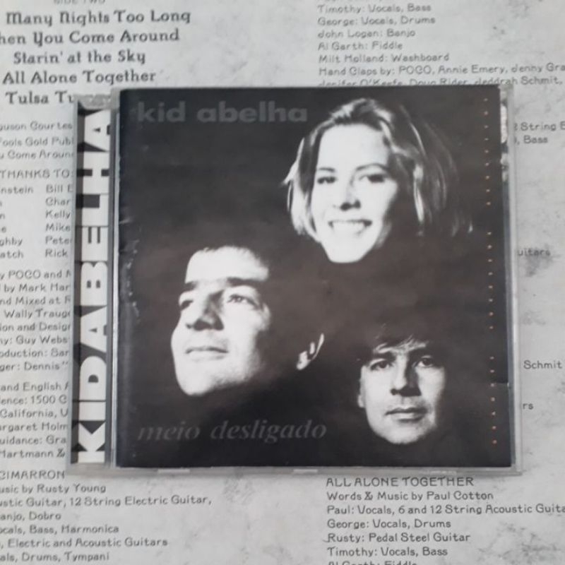 CD Kid Abelha - Meio Desligado 1994 WEA Discos 15 músicas part Lulu ...