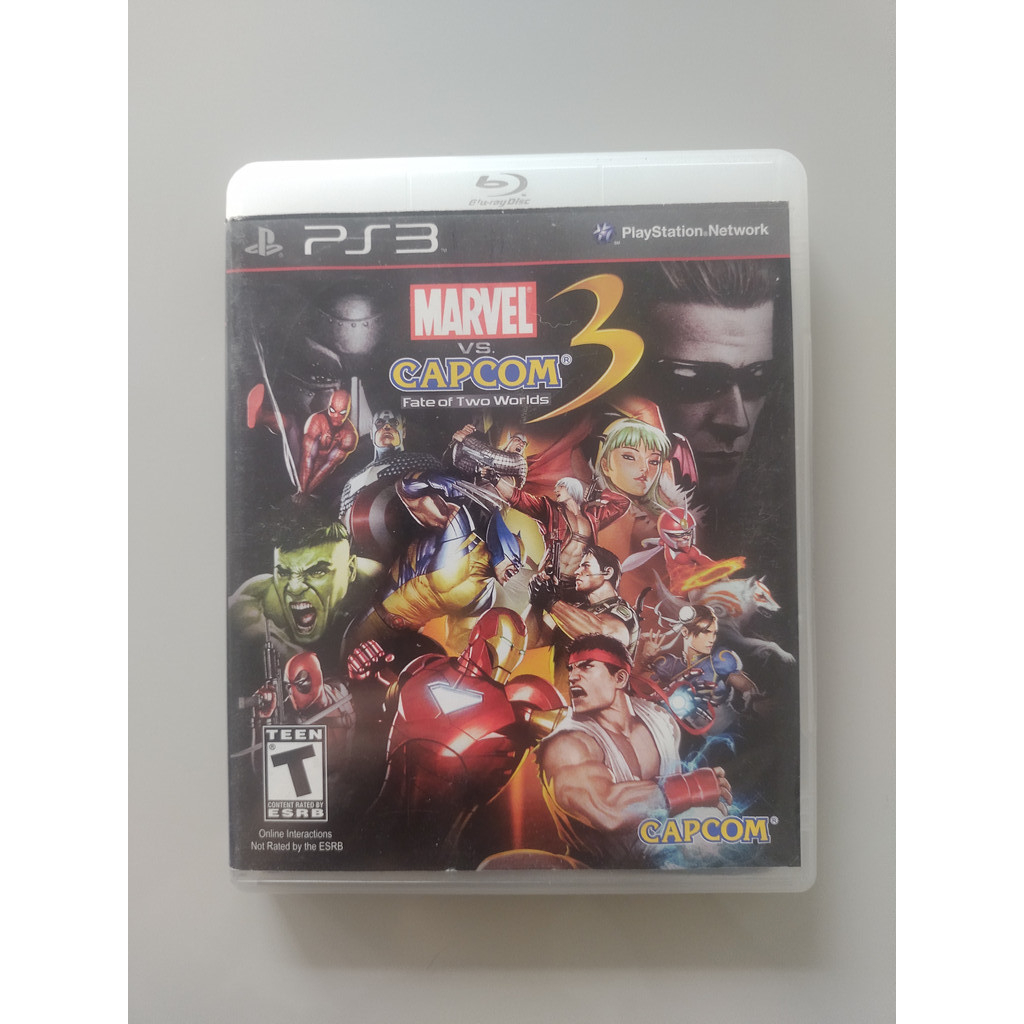 PS3 - Marvel VS. Capcom 3 Fate Of Worlds Completo Com Manual | Shopee ...