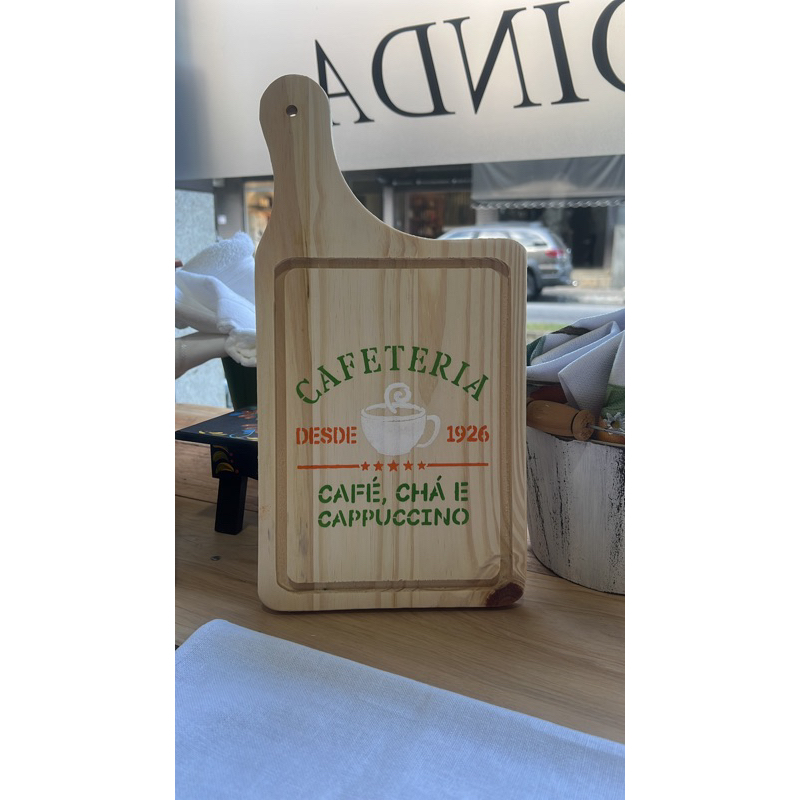 tabua pinus cafe decorativa. | Shopee Brasil