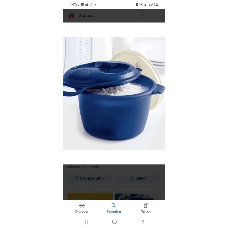 micro arroz microondas azul tupperware | Shopee Brasil