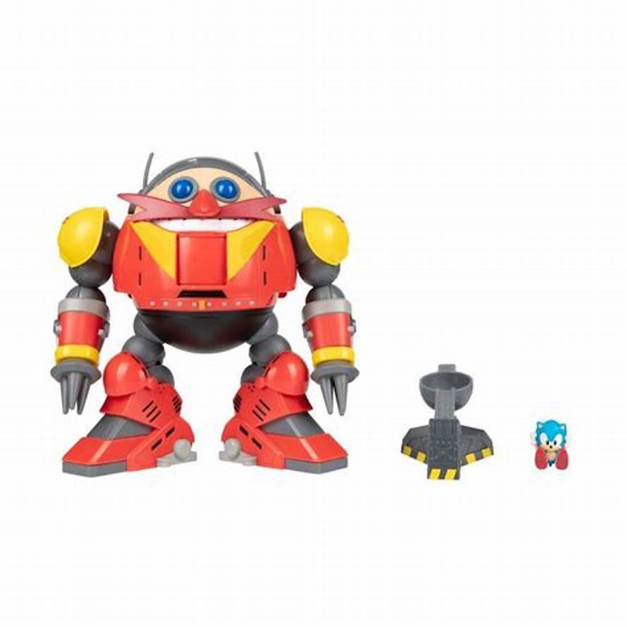 Sonic Conjunto de Batalha Com Robo Gigante Eggman - Jakks - Escorrega o ...