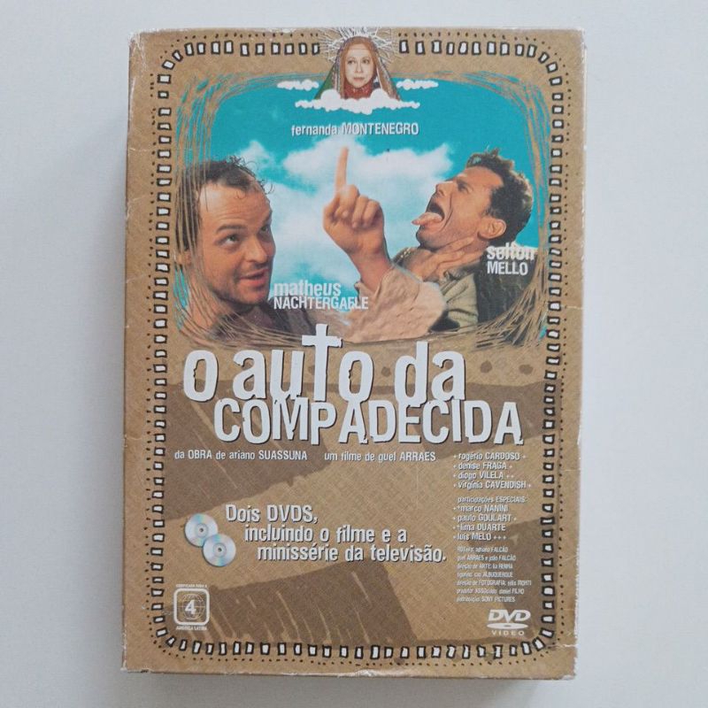 Box Dvds O Auto da Compadecida - 2 Discos | Shopee Brasil