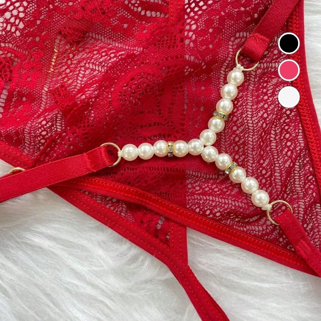 Tanga Renda Regulagem Tailandesa Strass Calcinha Rendada Fio Dental ...