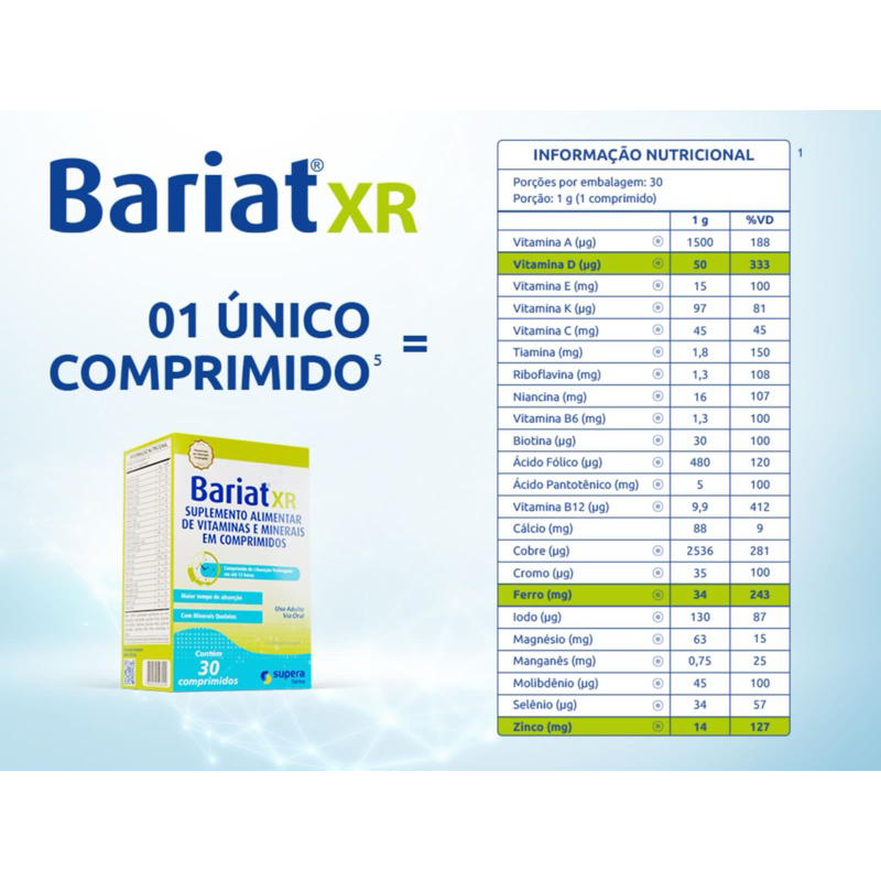 Bariat XR C/30 (PROMOÇÃO) | Shopee Brasil