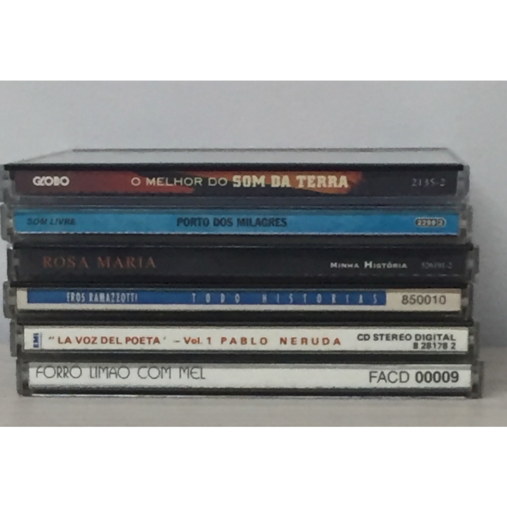 Coletânea de CD's de Artistas Variados (Rosa Maria, Eros Ramazzotti ...