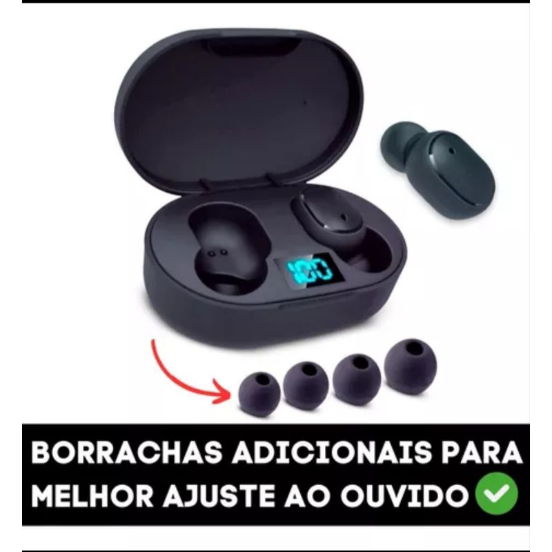 Fone bluetooth, Redmi Air Dots | Shopee Brasil