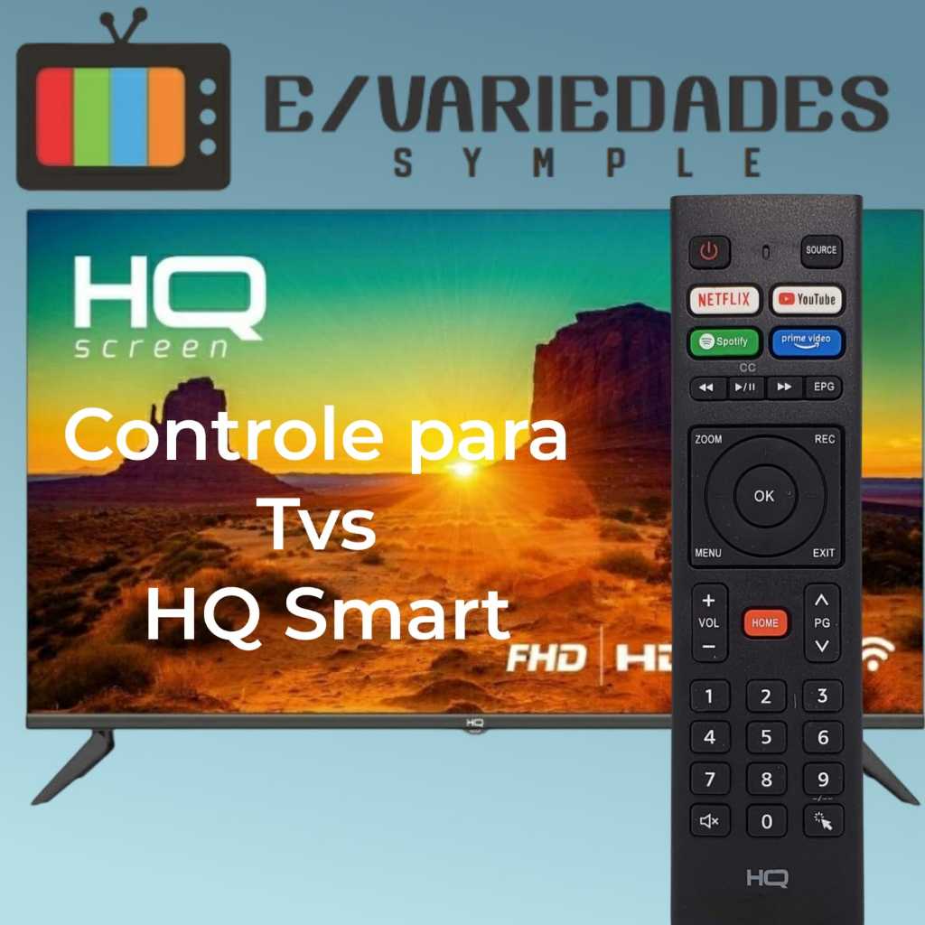 Controle Para TV HQ Smart | Shopee Brasil