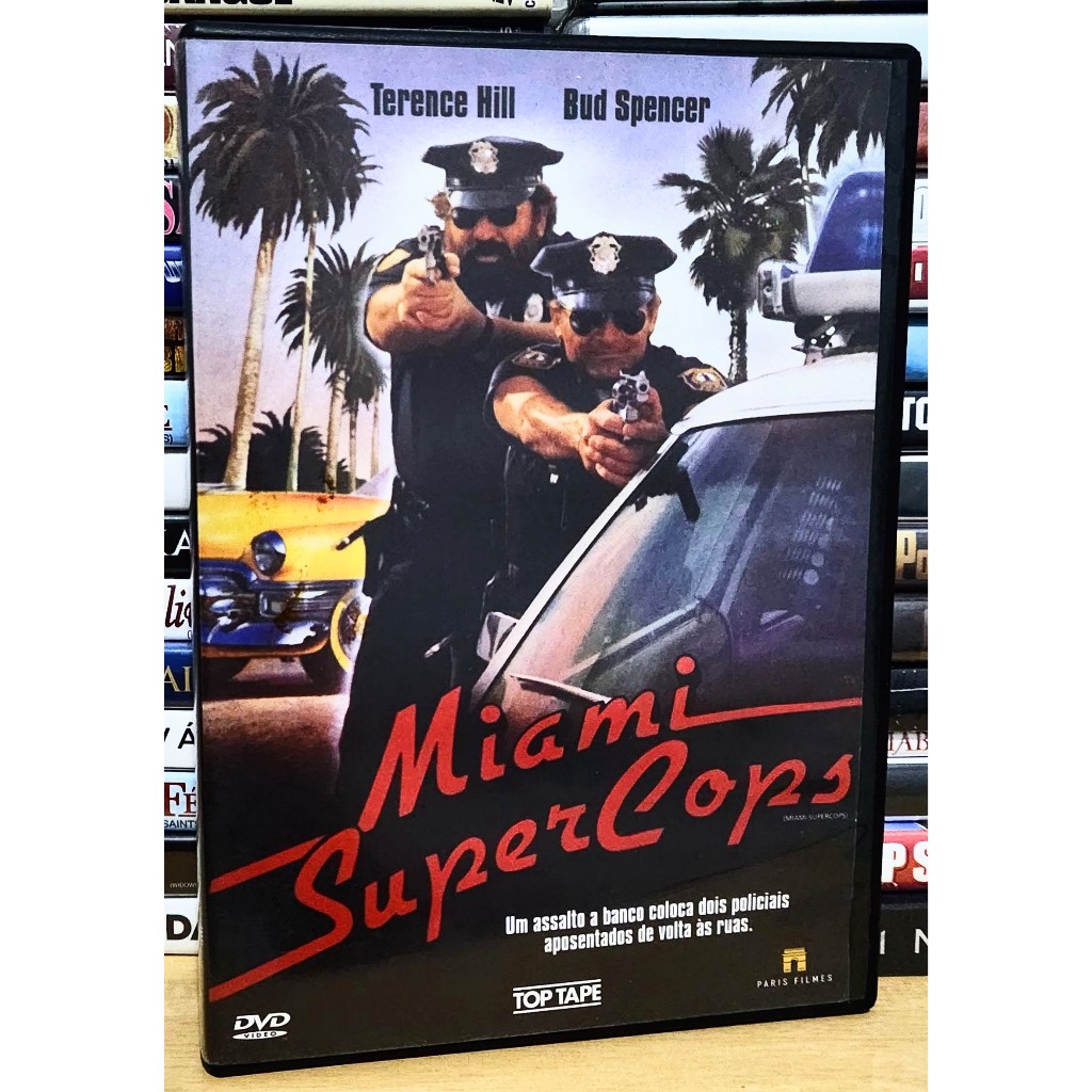 DVD Miami Super Cops - Terence Hill, Bud Spencer (Original Seminovo) | Shopee Brasil