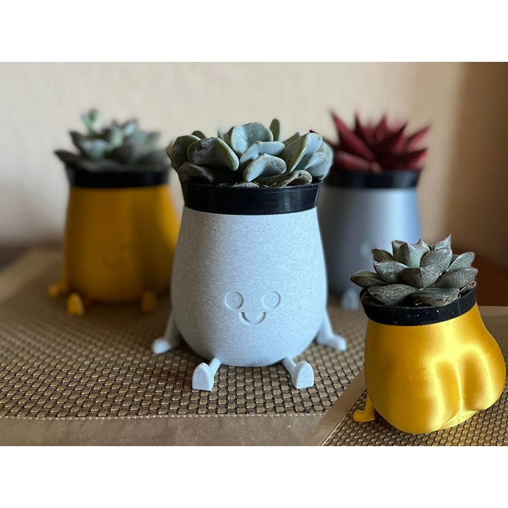 Vaso Cachepot Bundinha para Suculentas e Cactos ou Porta Objetos | Shopee Brasil